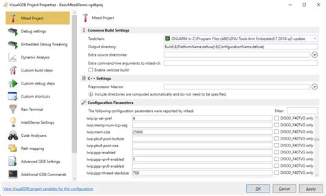 creating advanced mbed projects with visualgdb visualgdb tutorials