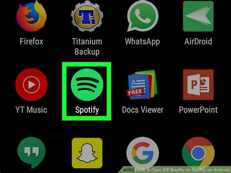 how to turn off shuffle on spotify on android 5 steps
