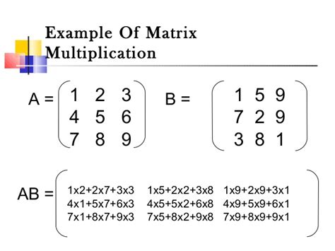 how to do matrix multiplication 3x3
