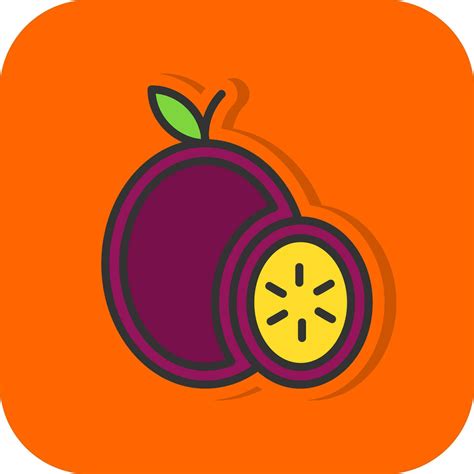 Passion Fruit Vector Icon Design 25608355 Vector Art At Vecteezy