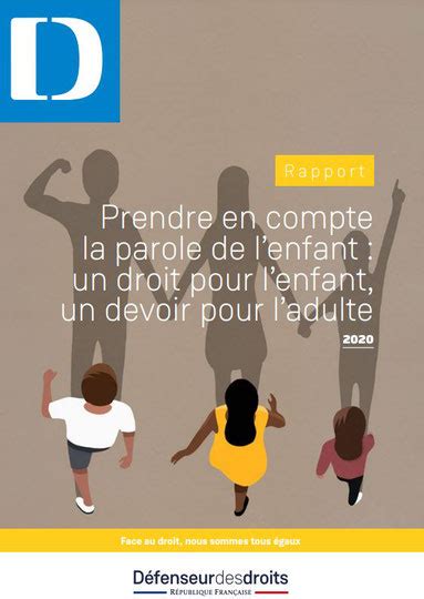 Rapport Annuel 2020 Sur Les Droits De Lenfant Prendre En Compte La