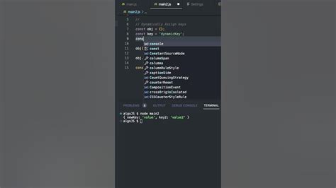 how to dynamically assign keys to objects javascript youtube