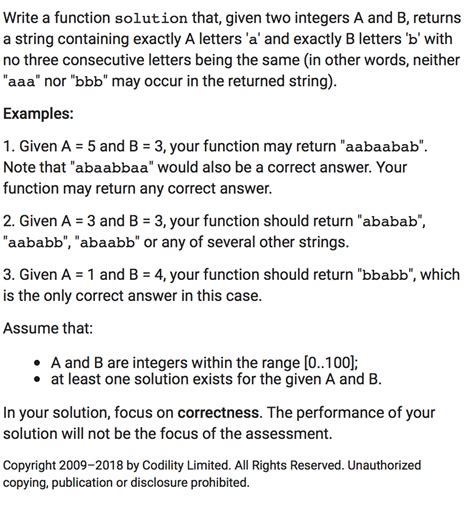 solved write a function solution that given two integers a