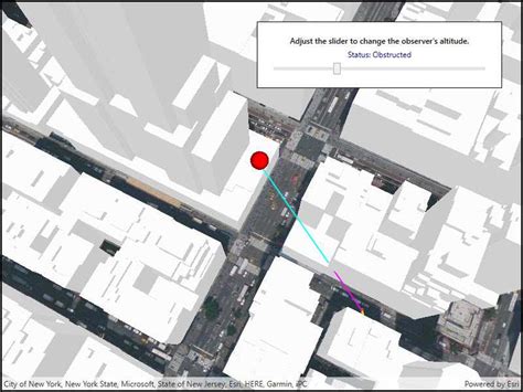 line of sight geoelement arcgis maps sdk for arcgis developers