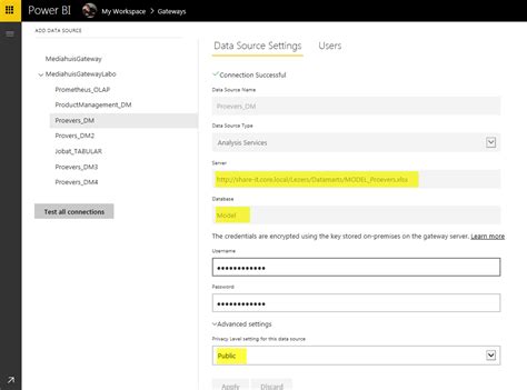 powerpivot model on sql server powerpivot instance