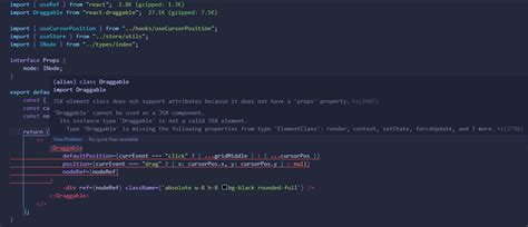 jsx element class does not support attributes because it does not have