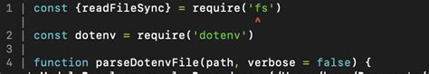 environment variables unable to resolve module fs react native