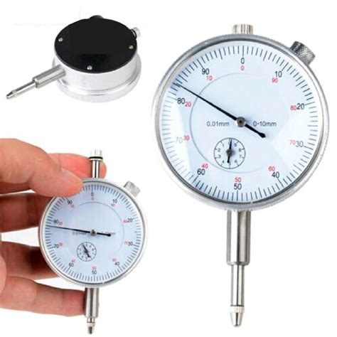 Đồng Hồ So Cơ Khí Chân Thẳng 10mm 0 01mm Đồng Hồ đo độ Chính Xác Cao 0