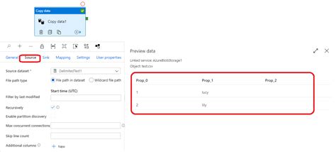 copy csv data to azure sql database with nullable columns