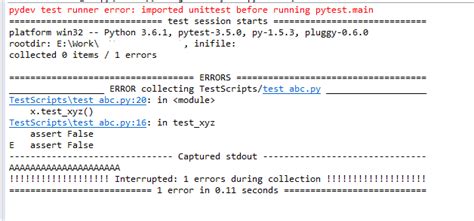 pytest not discovering test in pydev stack overflow