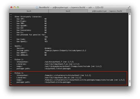 installing opencv 3 0 for both python 2 7 and python 3 on your