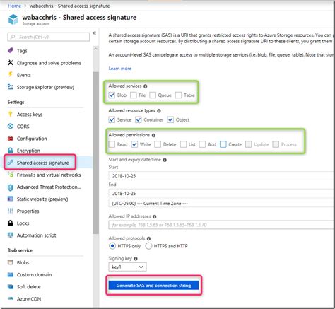 azure storage blob upload from browser
