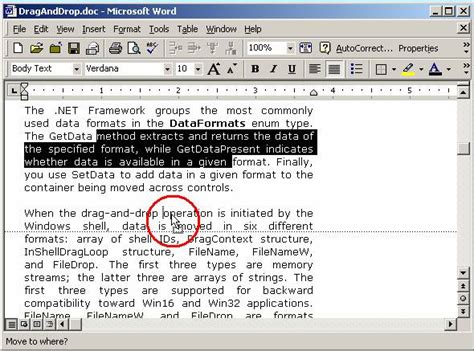 enable your windows forms applications to drag and drop data objects