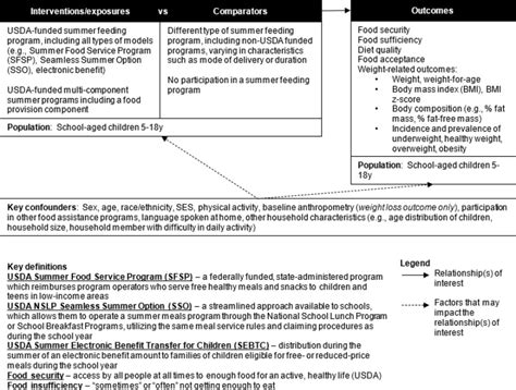 Figure 1 Analytic Framework Usda Funded Summer Feeding Programs And