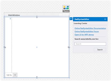 wpf syntaxeditor control telerik ui for wpf