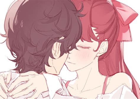 Amamiya Ren And Yoshizawa Kasumi Persona And 2 More Drawn By Tsubsa