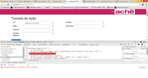 erro de javascript uncaught typeerror não consigo resolver