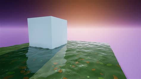 stylized water shader material in materials ue marketplace