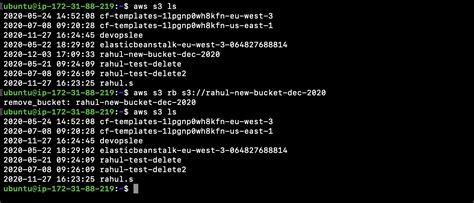 manage operations on s3 bucket using aws cli from the ec2