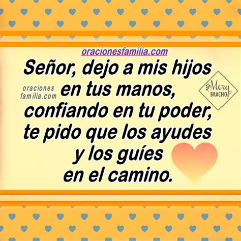 Oración Por Mis Hijos Para Que Dios Dé Su Protección Oraciones De La