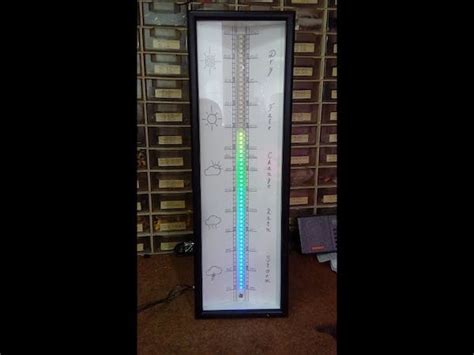 arduino analog style barometer with ws2812 and bmp085 arduino project hub