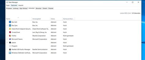 Autostart Programme