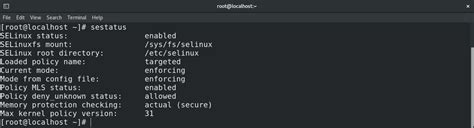 how to set a policy on selinux