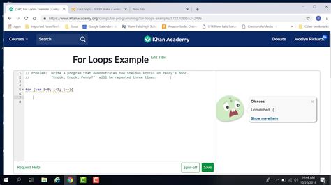 15c Javascript For Loop Example Youtube