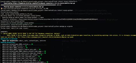 alquien tiene los pasos para poder conectar django con mysql con