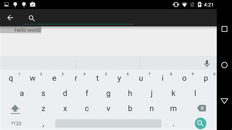 android how to animate full width searchview expand collapse in