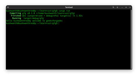 functions in rust geeksforgeeks