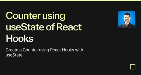 counter using usestate of react hooks codesandbox