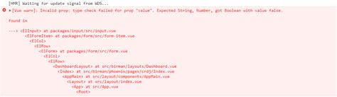 invalid prop type check failed for prop value expected string