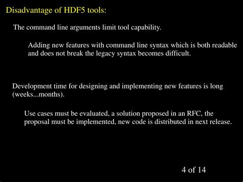 ppt substituting hdf5 tools with python h5py scripts powerpoint