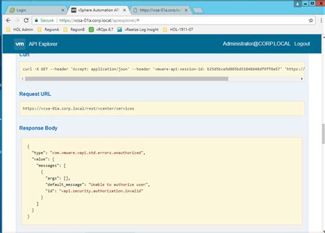 rest how to list vcenter vcsa services in powershell powercli