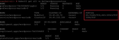 restoring the namespaces and pvcs to rancher kubernetes cluster suse