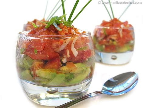 Avocat Au Crabe En Verrine La Recette Illustrée