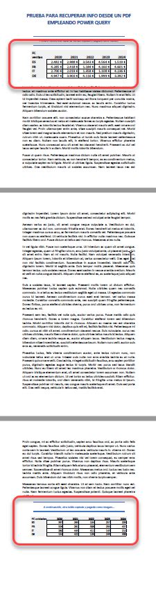 power query importar datos desde un pdf excel foro ejercicios