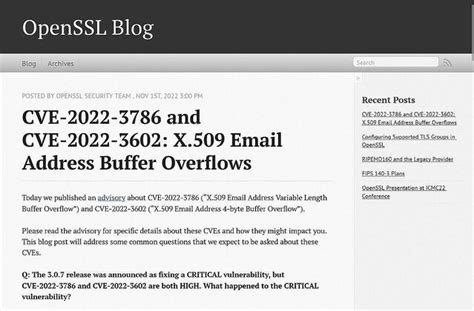 opensslにリモートコード実行の脆弱性、アップデートを ライブドアニュース
