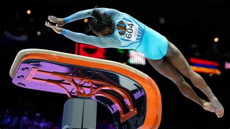 Simone Biles Makes History To Become First Female Gymnast To Land