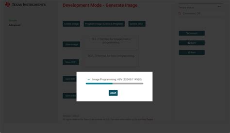 uniflash a data verification error occurred file load failed arm