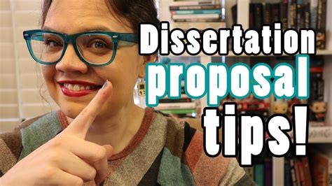 Dissertation Proposal Tips How To Write A Thesis Proposal Youtube