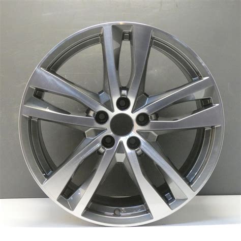 Audi A6 C8 4k 5 19 Alloy Wheel Rim Grey Diamond Cut Oem 4k0601025h