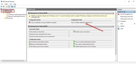 remote desktop gateway server 2016 or 2019 configuration