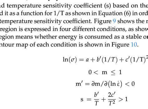 Ln Strain Rate Variation As A Function Of Inverse Temperature