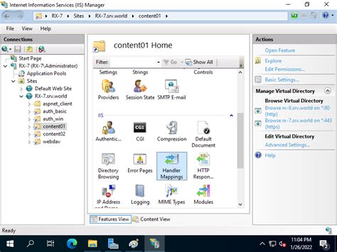 windows server 2022 iis use python scripts server world