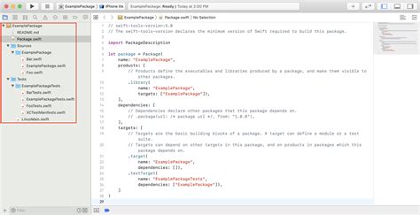 creating a swift package with xcode apple developer documentation