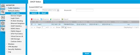 How To Monitor And Configure The Dhcp Clients Of The Usg Flex Atp