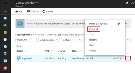 provision virtual machine with azure portal azure sql