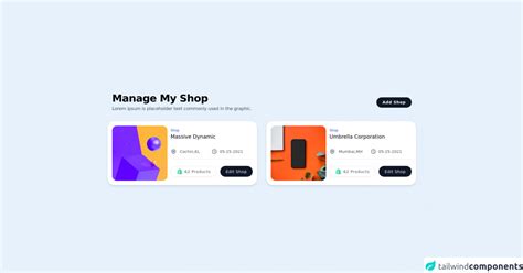 tailwind css product card by brandlabskr